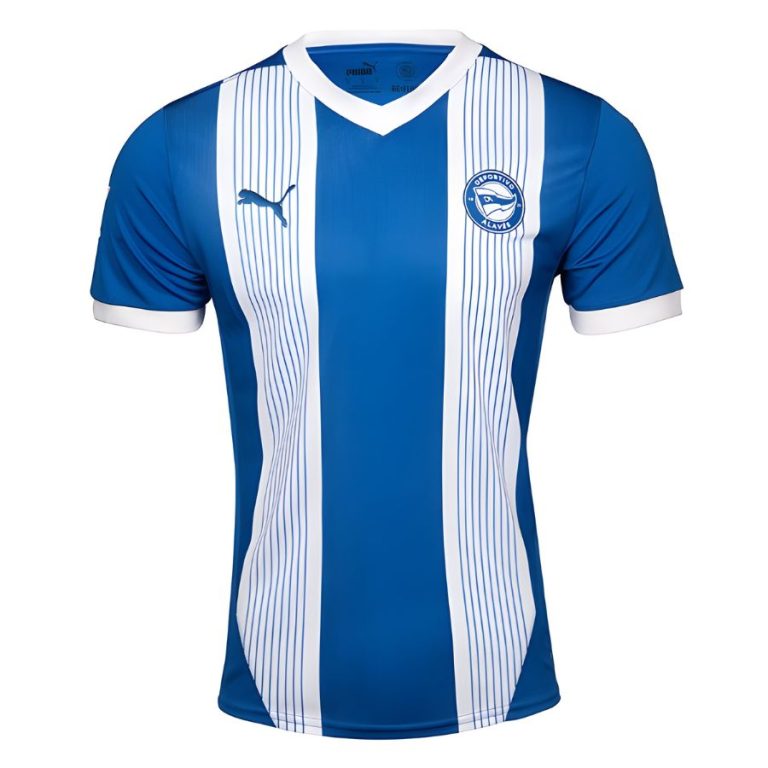 Camiseta Deportivo Alavés Primera 2024 2025 | estrella del futbol