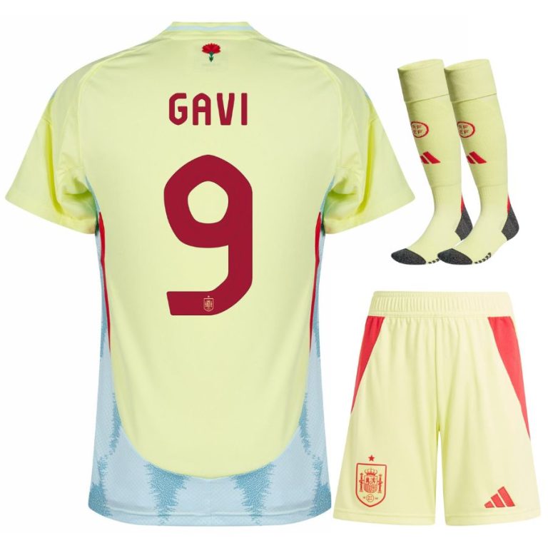 Spain Away Kids Kit Jersey 2024 2025 Gavi | Foot Star