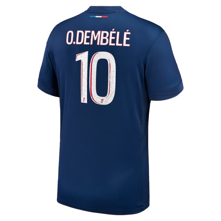Maillot PSG Domicile 2024 2025 Dembélé 1 Etoile | Foot Star