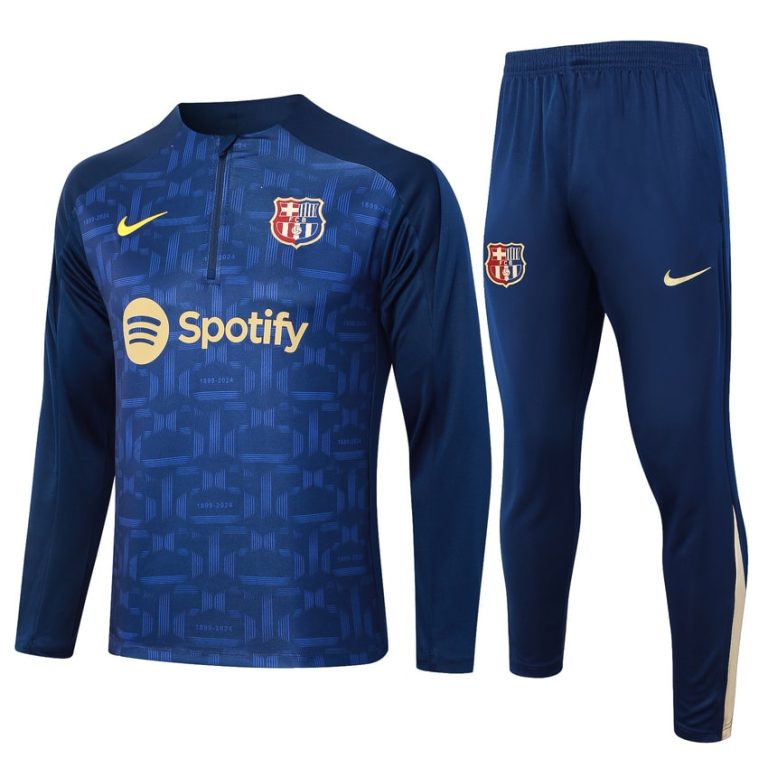 Barca Training Tracksuit 2024 2025 Blue | Foot Star