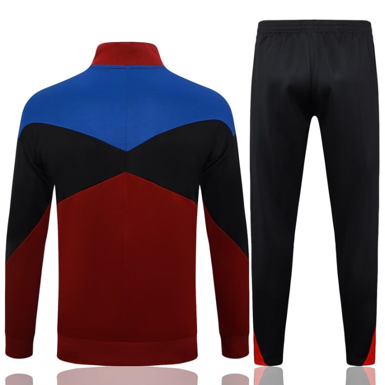 Barca Tracksuit Jacket 2024 2025 Dark Red | Foot Star