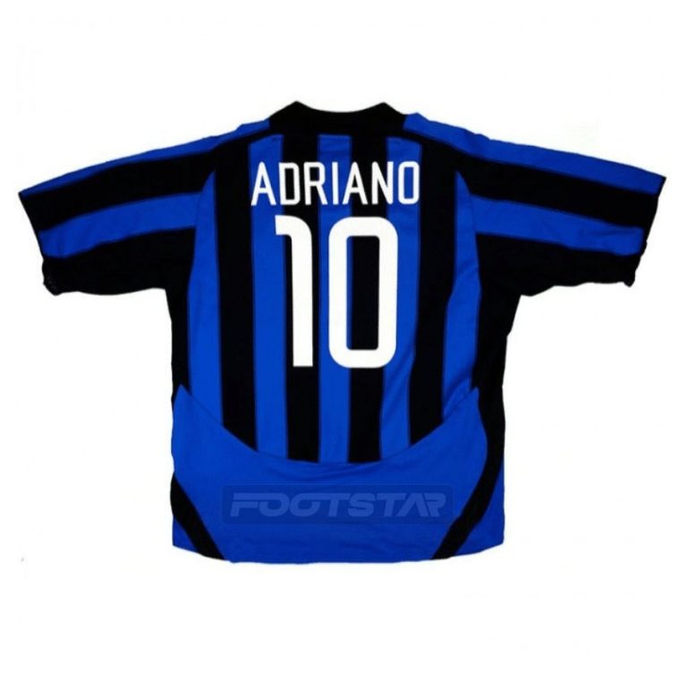 Camiseta local del Inter de Milán 2003-2004 de Adriano | Foot Star