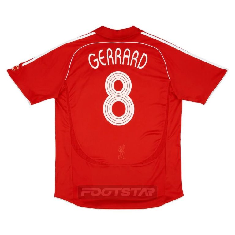 Camiseta local del Liverpool 2006-2007 de Gerrard | Foot Star