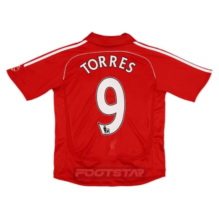 Camiseta local del Liverpool 2006-2007 Torres | Foot Star