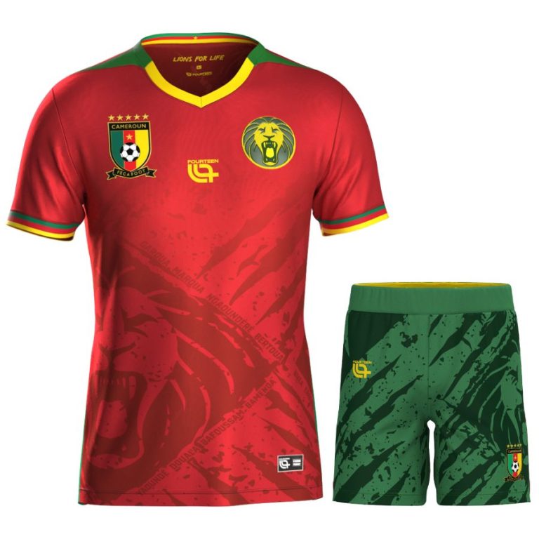 Cameroon 2025-2026 Away Kids Kit | Foot Star