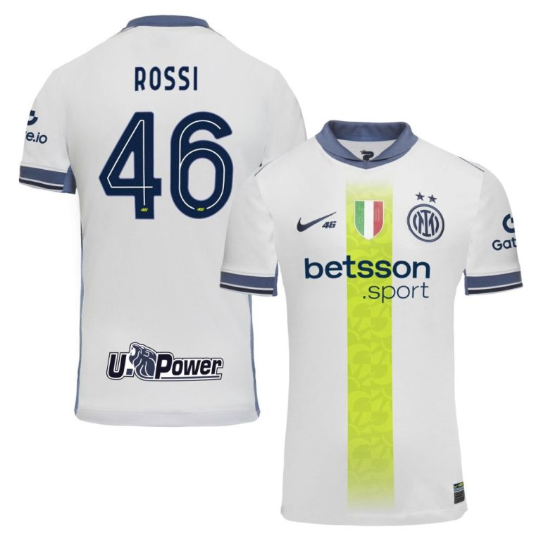 Inter Milan Away Shirt 2024 2025 Rossi Special Edition VR46