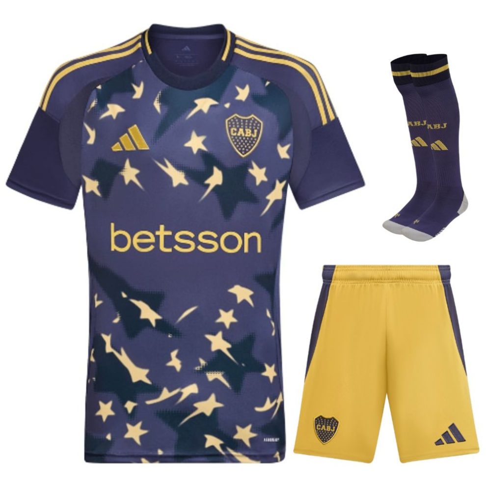Camiseta Boca Junior Tercera Equipación Infantil 2025 2026