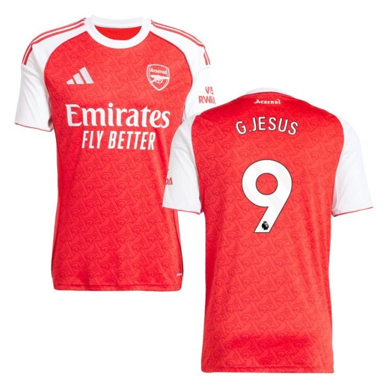 Maillot Arsenal Domicile 2025 2026 Jesus | Foot Star