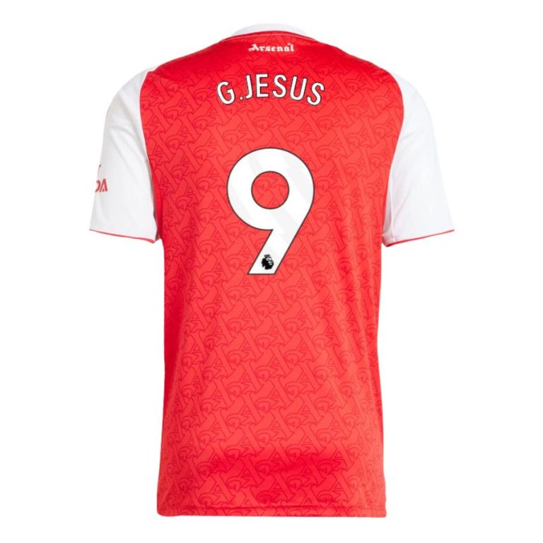 Arsenal 2025 2026 Jesus Home Kit Kids Shirt | Foot Star