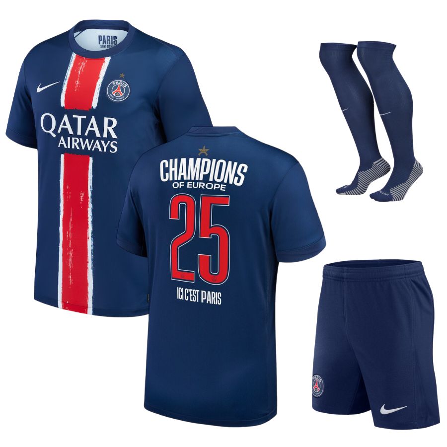 Maillot Enfant PSG Champions D'Europe 2025 1 Etoile | Foot Star