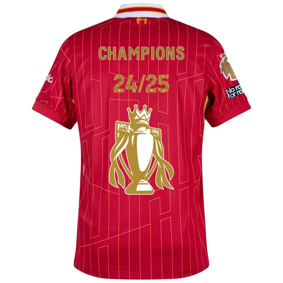 Liverpool Home Kids Jersey 2024 2025 Winners Trophy | Foot Star