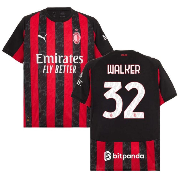 Camiseta local del AC Milan 2025-2026 Walker | Foot Star