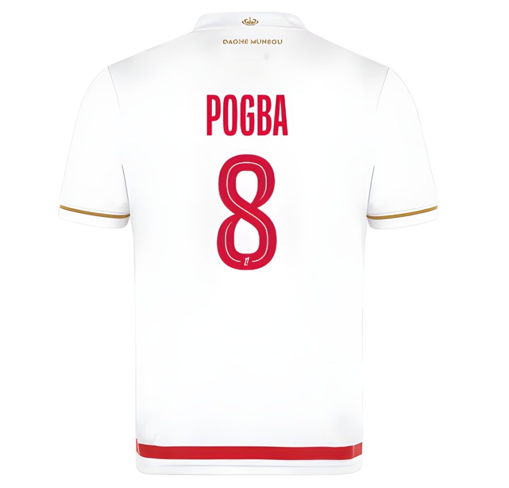 AS Monaco Koszulka domowa 2025 2026 Pogba | Foot Star