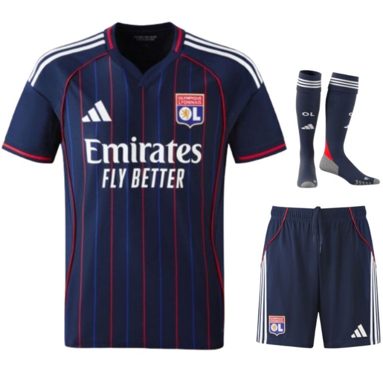 Maillot Kit Enfant OL Exterieur 2025 2026 | Foot Star