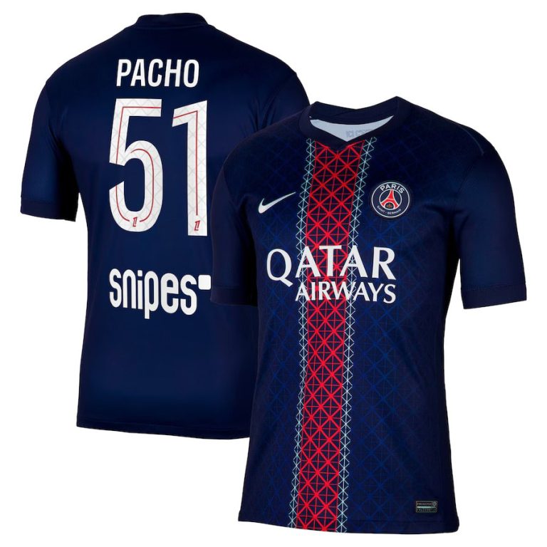 PSG Home Jersey 2025 2026 Pacho | Foot Star