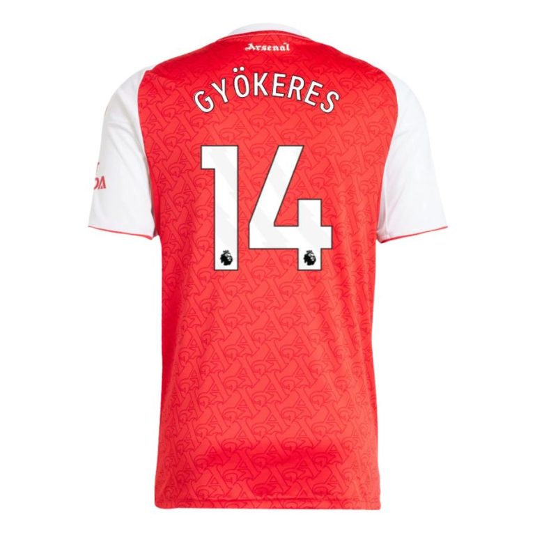 Arsenal 2025 2026 Gyokeres Home Kit Kids Shirt | Foot Star