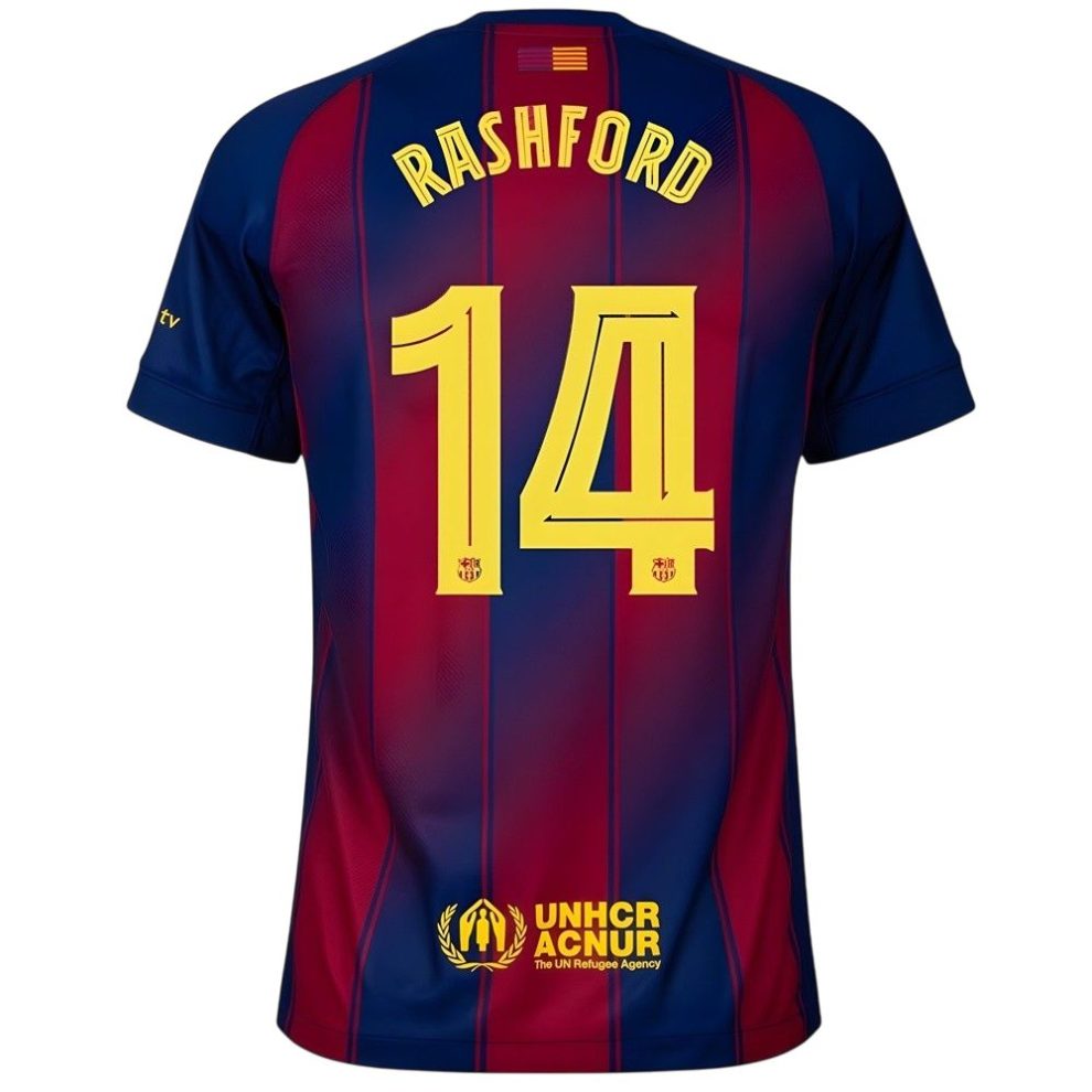 Maglia casalinga del Barcellona 2025-2026 Rashford | Foot Star
