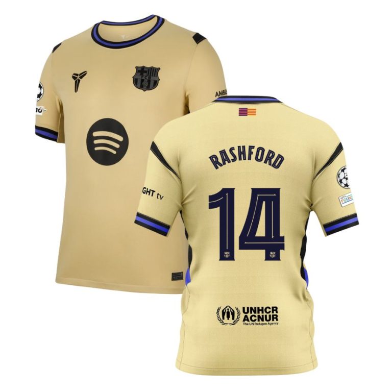 Barca Away Shirt 2025 2026 Rashford UCL | Foot Star