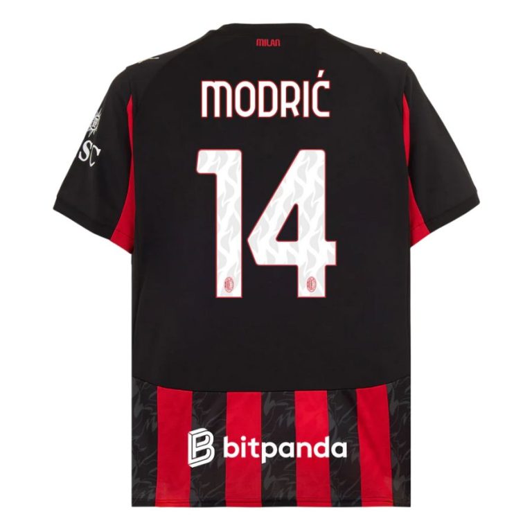 Maillot Milan AC Domicile 2025 2026 Modric | Foot Star