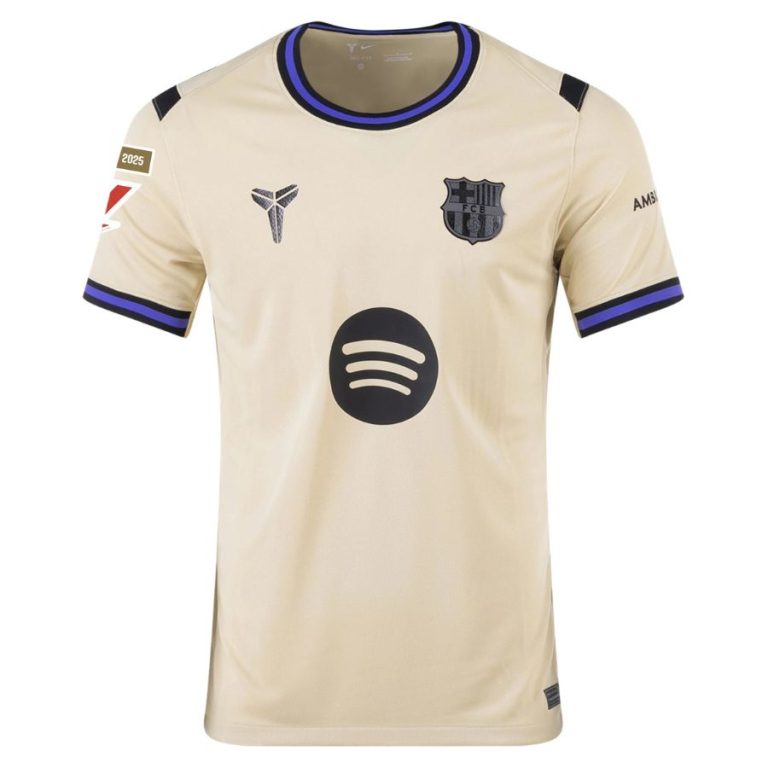 Barca Kids Away Kit Jersey 2025 2026 Rashford La Liga