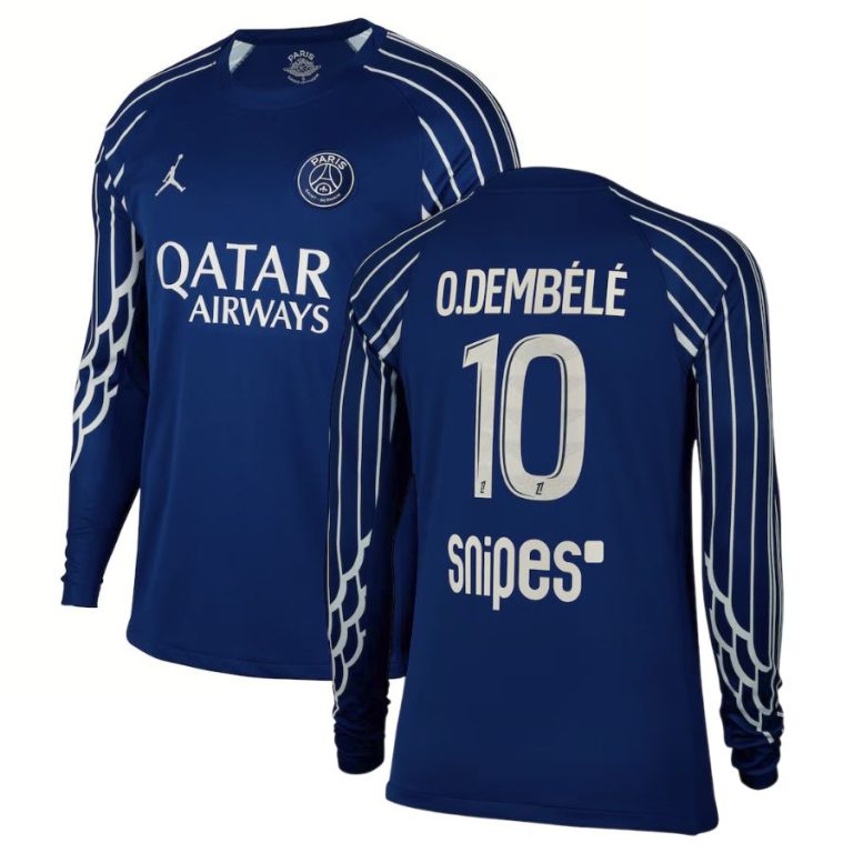 Camiseta PSG 2024-2025 de manga larga de Dembélé | Foot Star