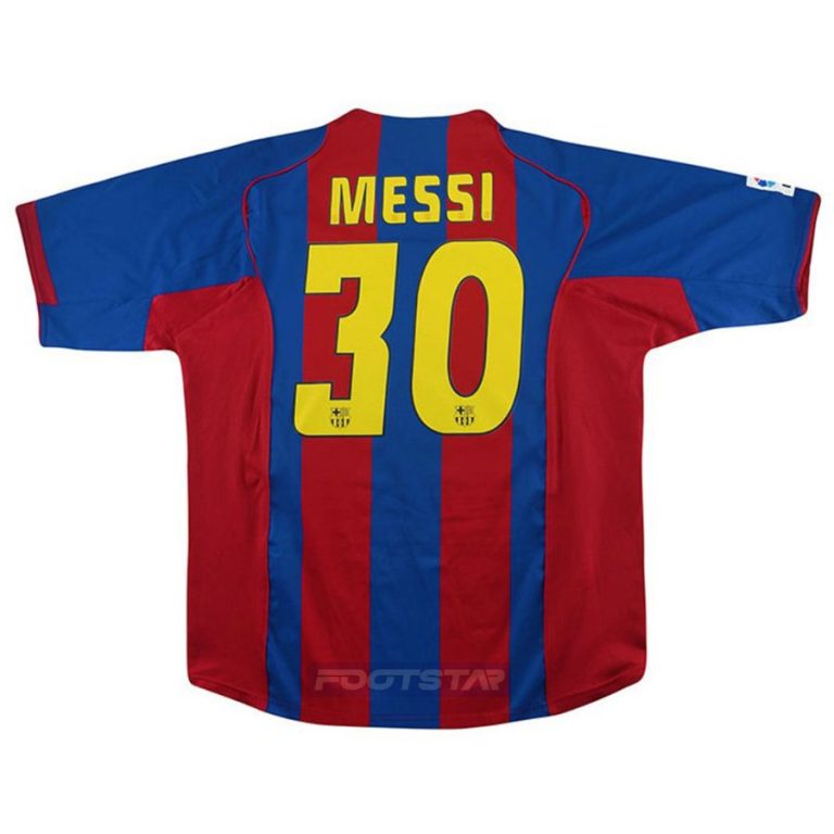 Barca Home Shirt 2004 2005 Messi | Foot Star