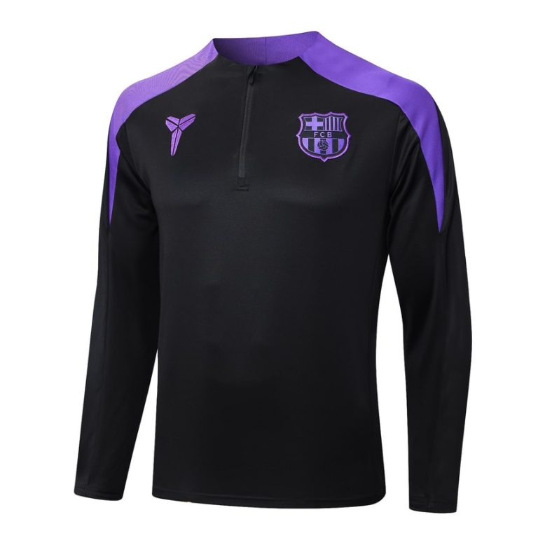 Barca Training Suit 2025 2026 Black Purple | Foot Star
