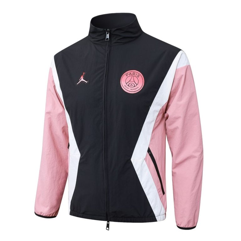 PSG Tracksuit Jacket 2025 2026 Dark Black | Foot Star