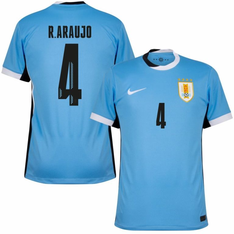 Uruguay Home Shirt 2025-2026 R. Araujo | Foot Star