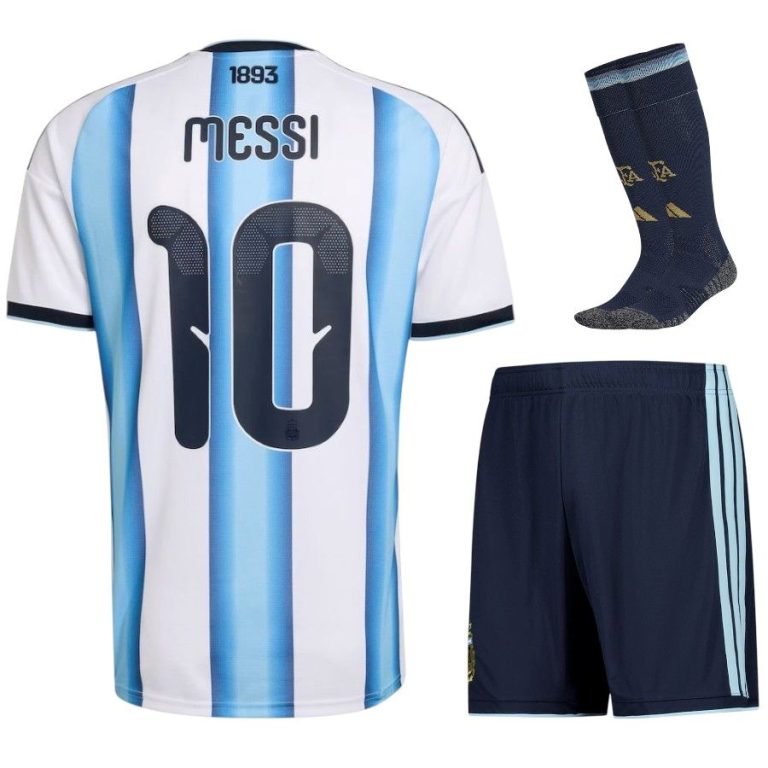 Argentina Home Kit Kids Jersey 2026 2027 Messi | Foot Star