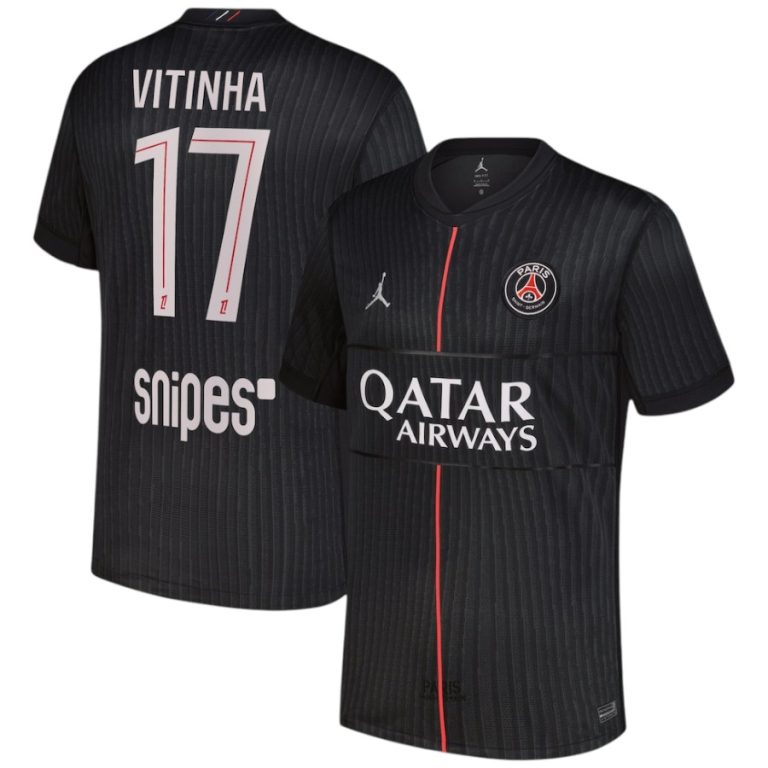 Maglia PSG Jordan Quarta 2025/2026 Vitinha | Stella del piede