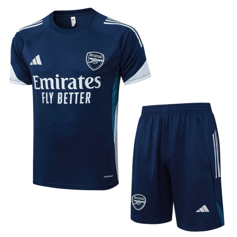 Conjunto de camiseta y pantalón corto del Arsenal 2025/2026, azul y ...