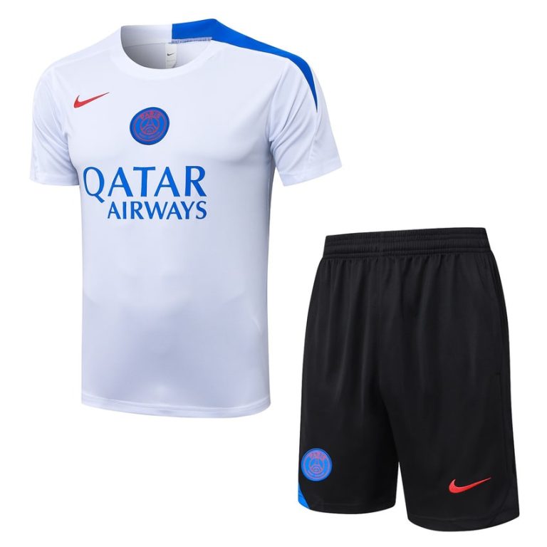PSG 2025 2026 White Jersey Shorts Set | Foot Star