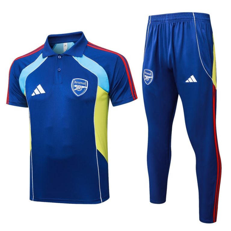 Arsenal Polo Tracksuit 2025-2026 Light Blue | Foot Star