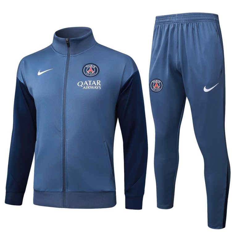 PSG Tracksuit Jacket 2025-2026 Ocean Blue | Foot Star