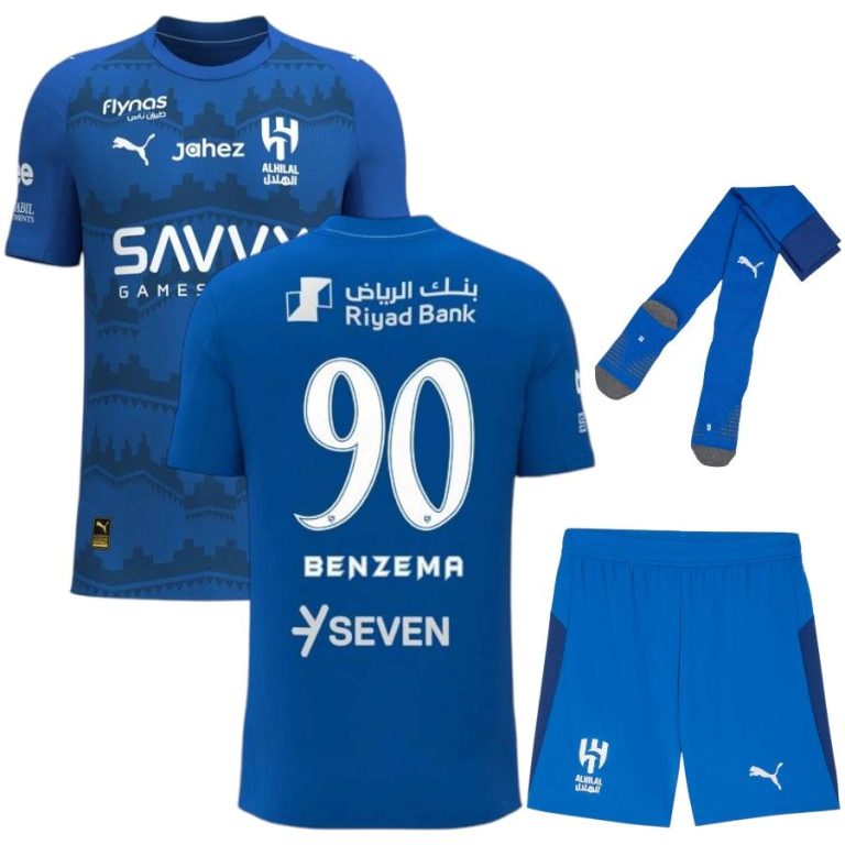 Maillot Kit Enfant Al Hilal Domicile 2025 2026 Benzema | Foot Star
